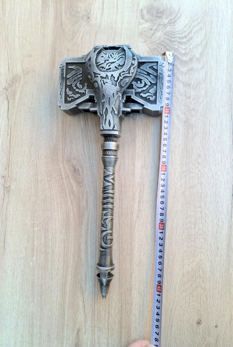 Hammer Mjölnir of Lara Croft Replica From Tomb Raider for Cosplay,3d ...