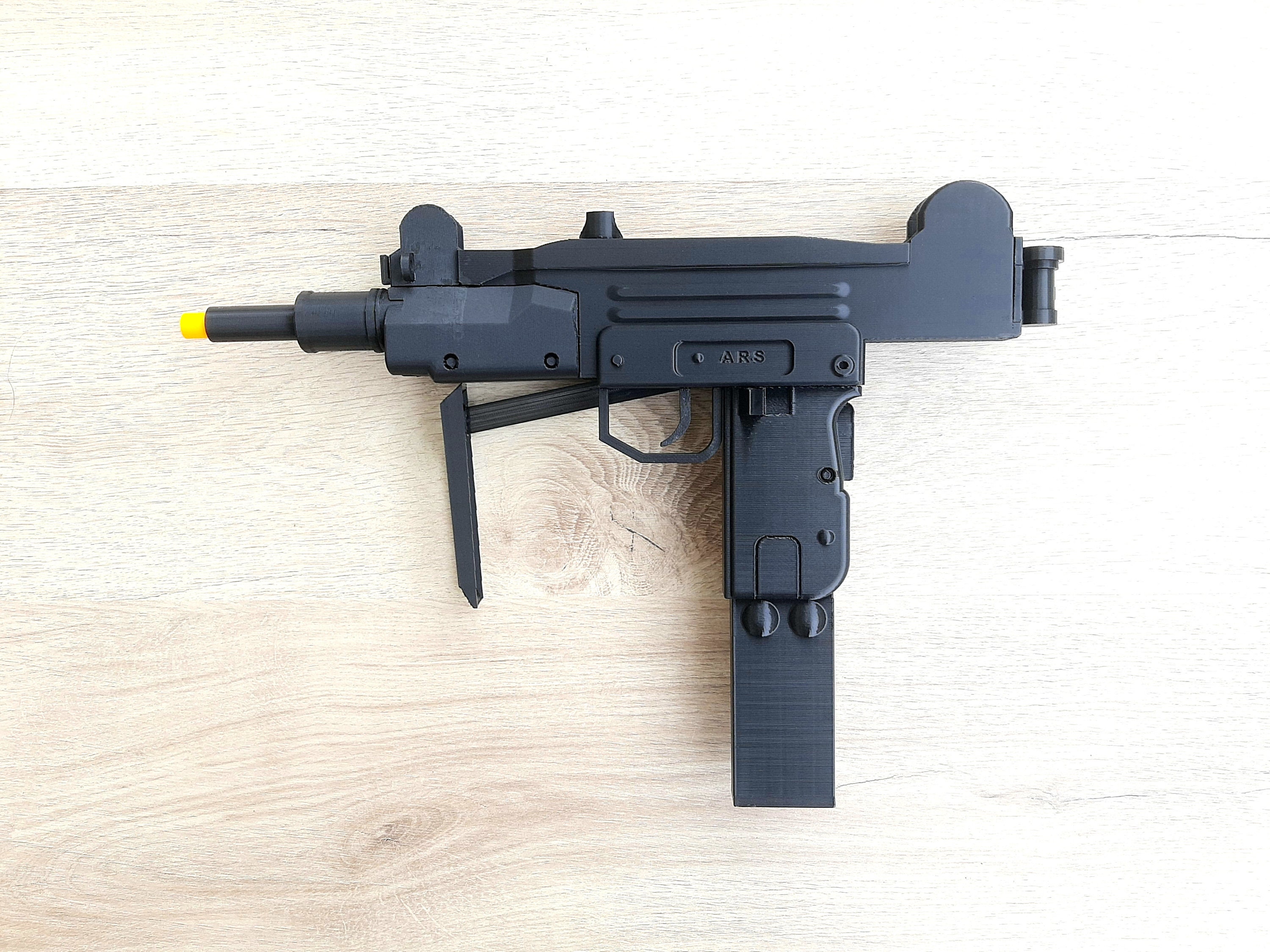 Mini UZI 9mm Terminator Replica 1:1 Uzi Gun Assembled Kit,not Painted ...