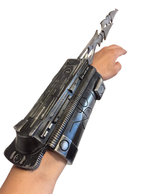 Retractable Arm Gauntlet Blades