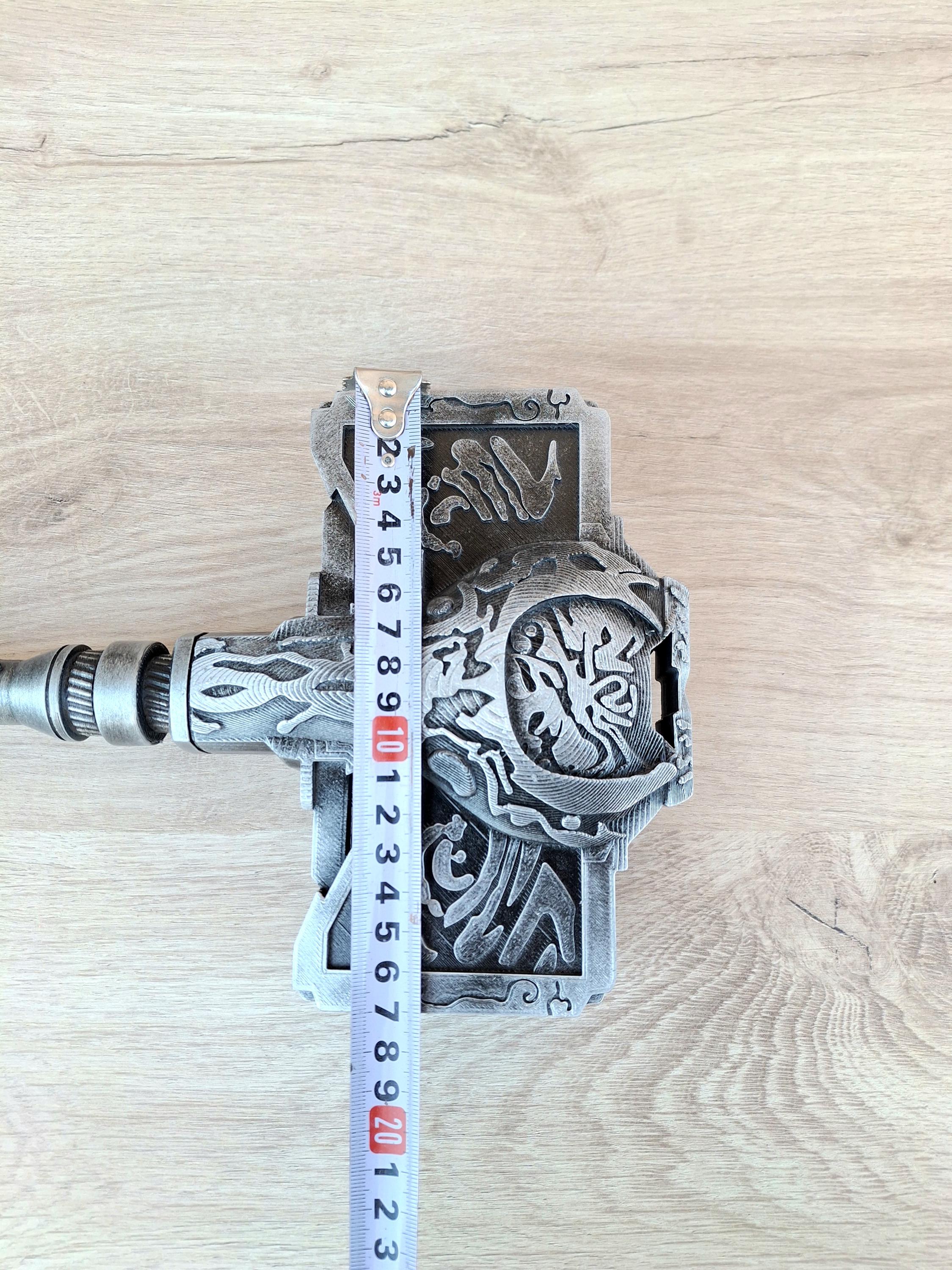 Hammer Mjölnir of Lara Croft Replica From Tomb Raider for Cosplay,3d ...