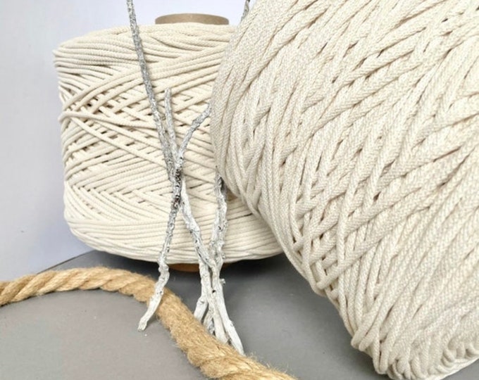 3mm Cord Cotton, Macrame, Yarn Macrame, Macrame Rope, Many Colors, 800 ...