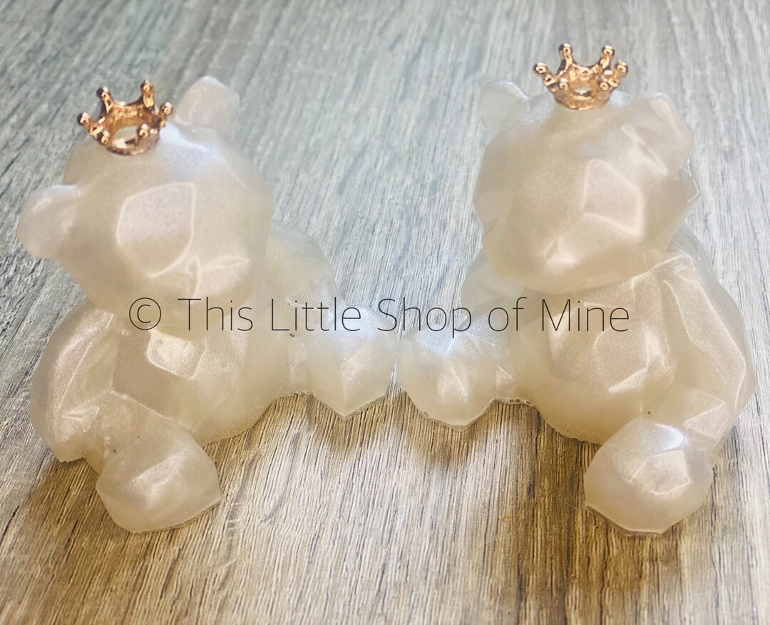 Tedi the Bear the Wedding Bride & Bride Set of 2 Adorable Geometric ...