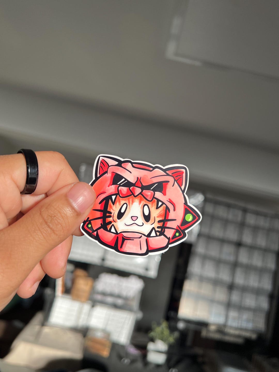 Carl the Cat Logo Sticker - Etsy