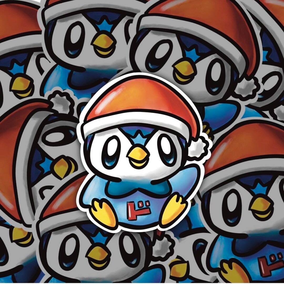 Don Piplup Sticker: Matte Vinyl Laptop Decal (4x4") - Etsy