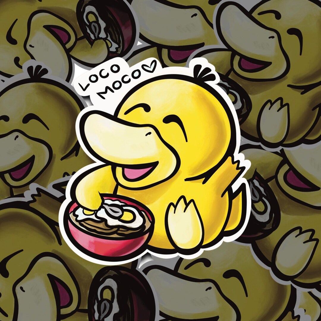 Psyduck Loco Moco - Etsy