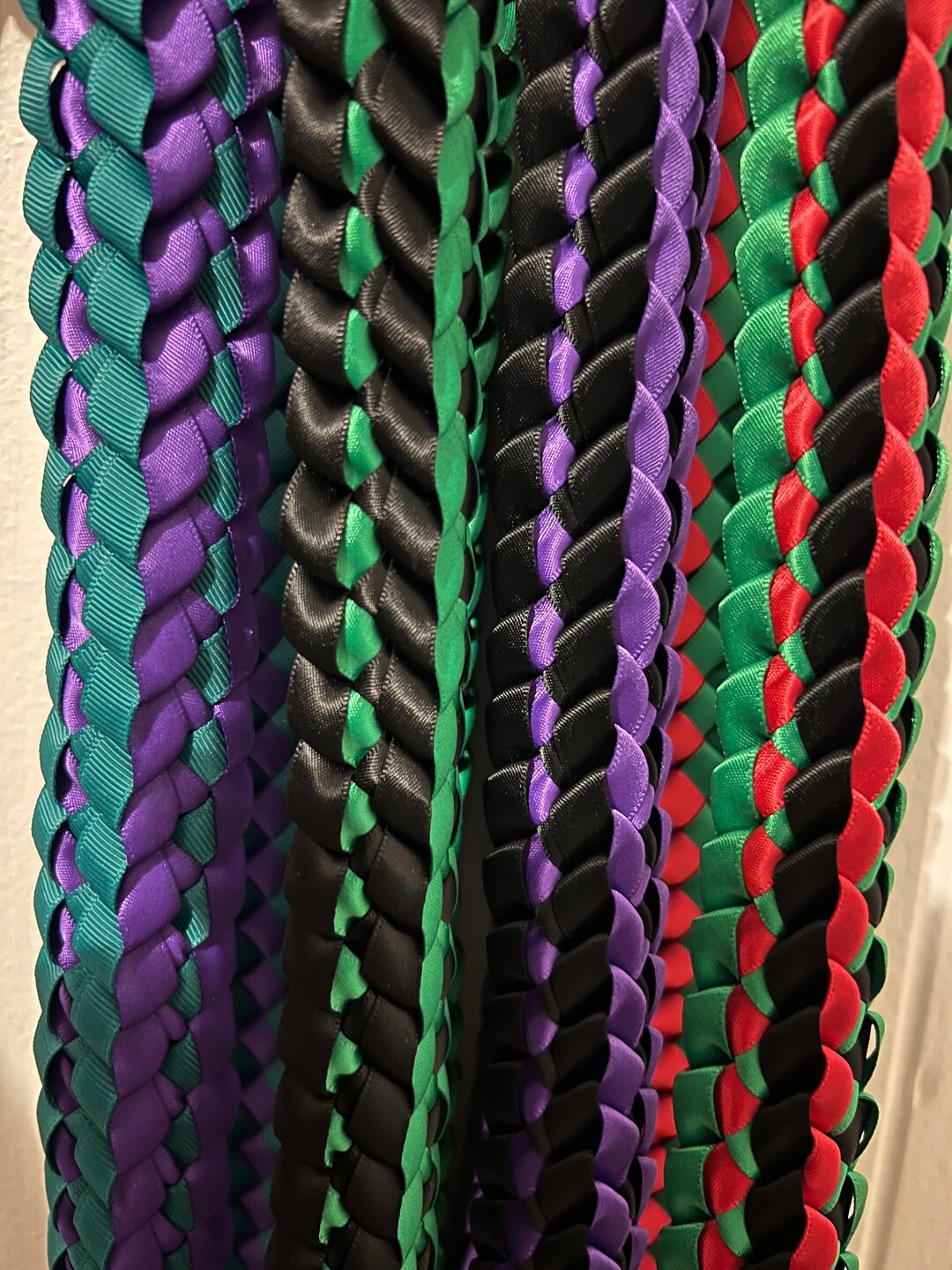 Double Braid Ribbon Leis - Etsy