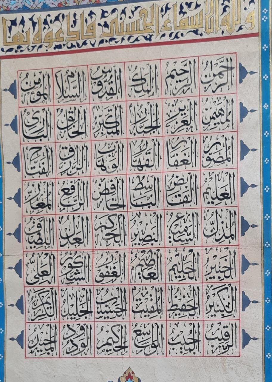 Rare Islamic Handwritten Calligraphy Panel on Paper Inscribed - Etsy
