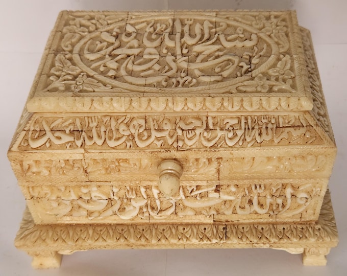Rare Persian Islamic Handwritten Calligraphy Panel Inscribed With ...