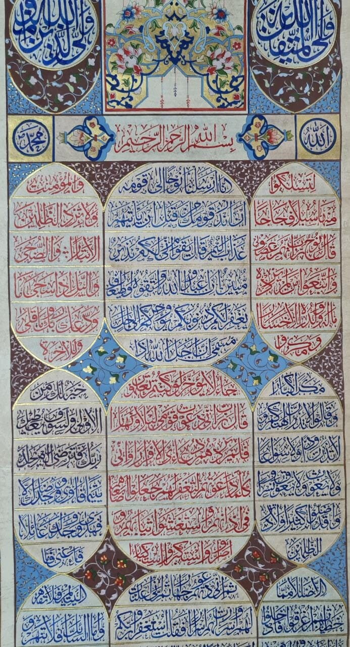 Museum Quality Islamic Ottoman Illuminated Handwritten - Etsy