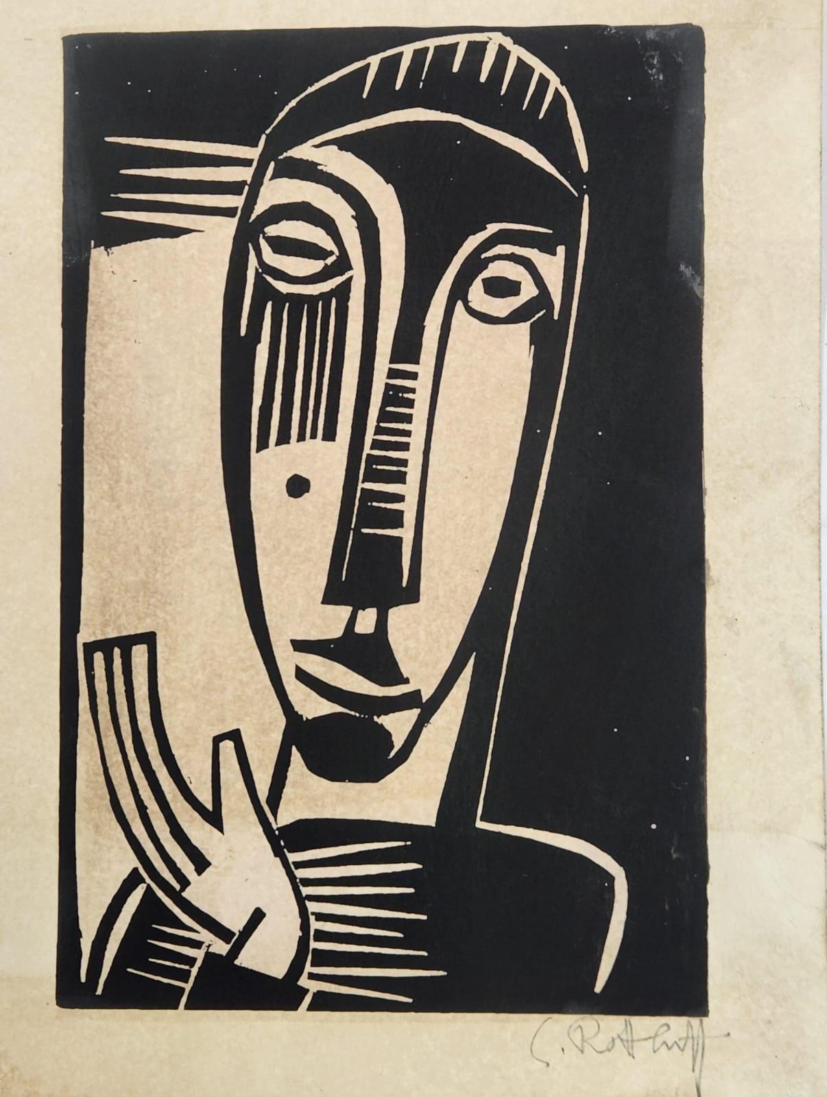 Original Woodcut Titled "kleine Prophetin" (little Prophetess) by ...