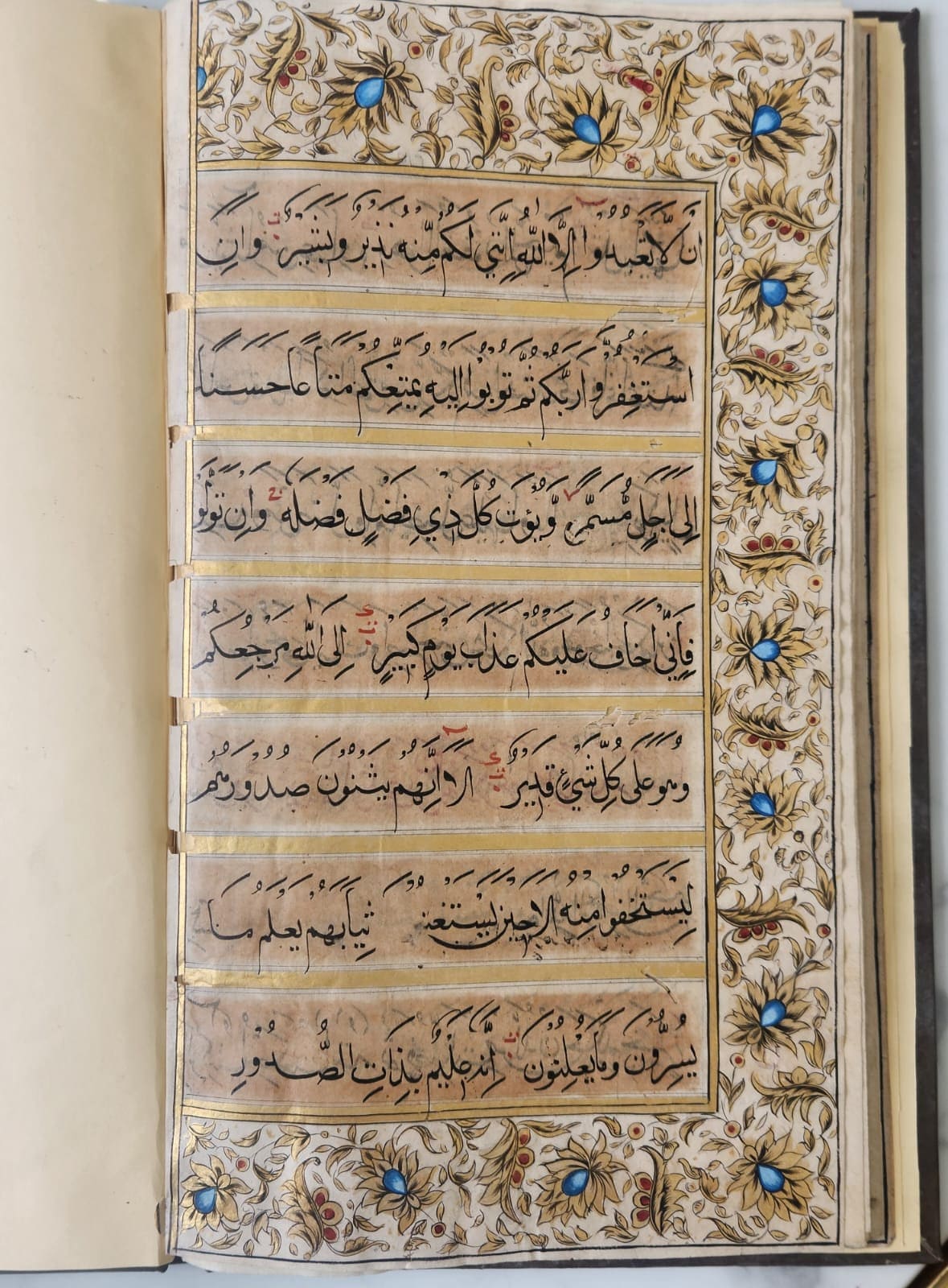 Big Size Islamic Ottoman HANDWRITTEN Quran Juz Manuscript in Taqi ...