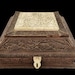 Rare Islamic Mughal Handmade Wooden Box Inscribed With Quran Verses ...