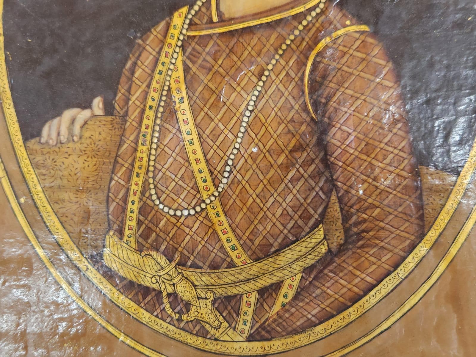 Rare Islamic Mughal Handmade Miniature Painting of Tipu Sultan on ...