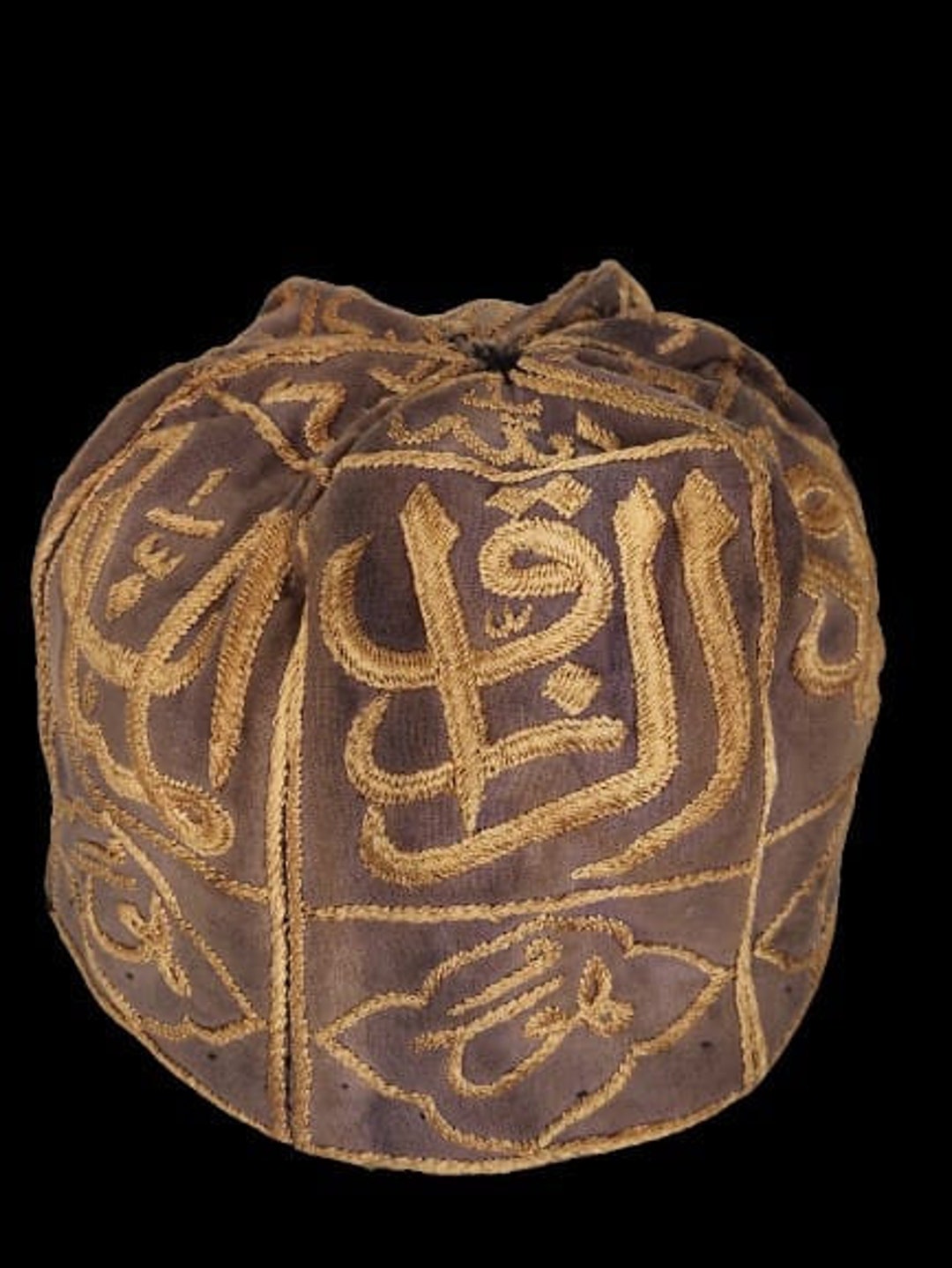 Islamic Persian Hand Embroidered Sufi Cap Kolah E Dervish of Nakshbandi ...
