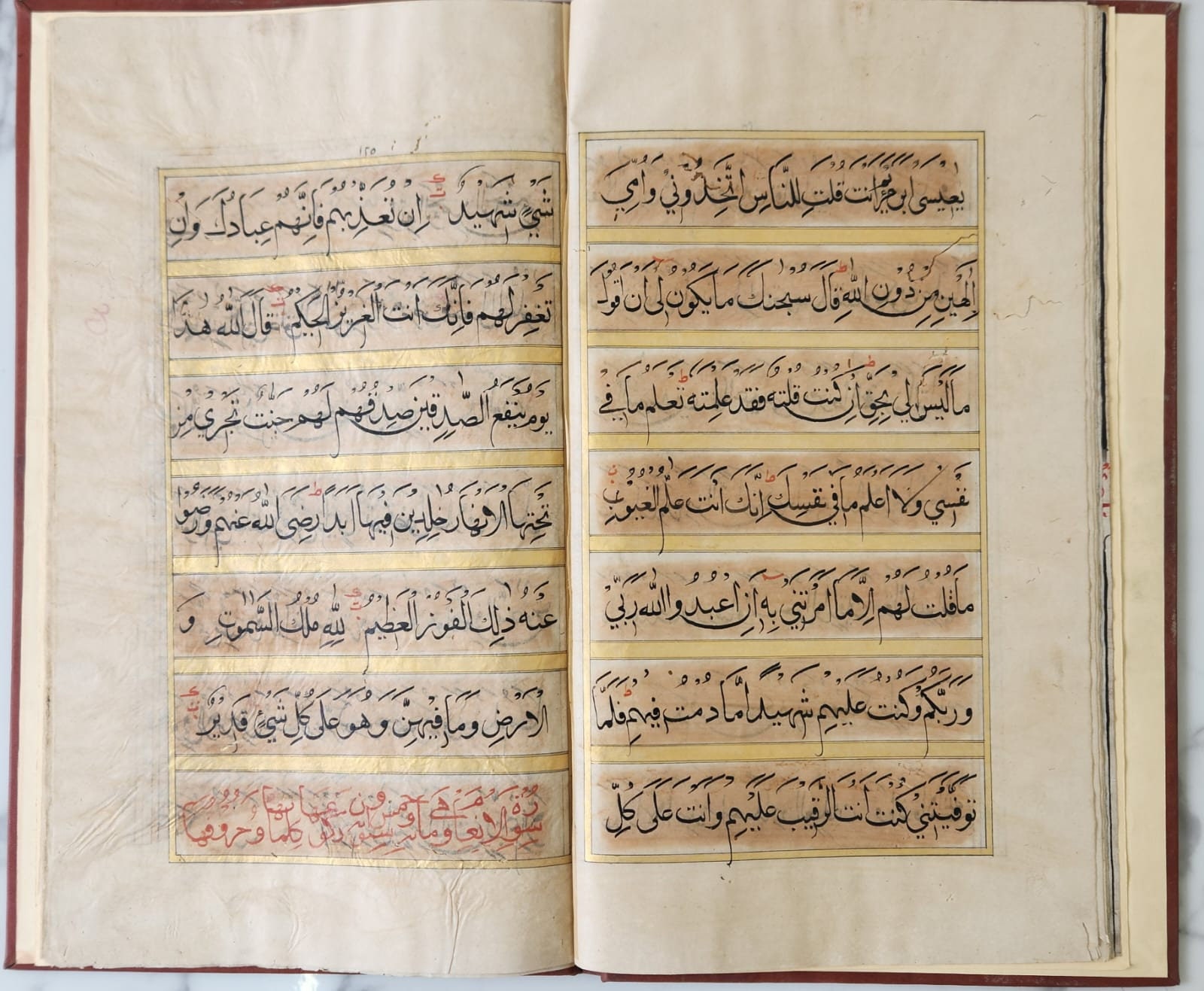 Big Size Islamic Ottoman HANDWRITTEN Quran Juz Manuscript in Taqi ...