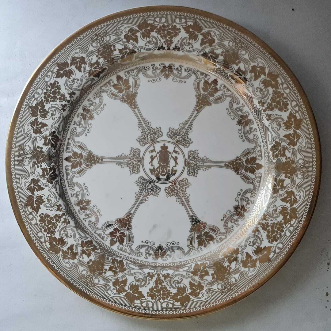 Maharaja of Palitana Princely State India Porcelain Plate by Cauldon ...