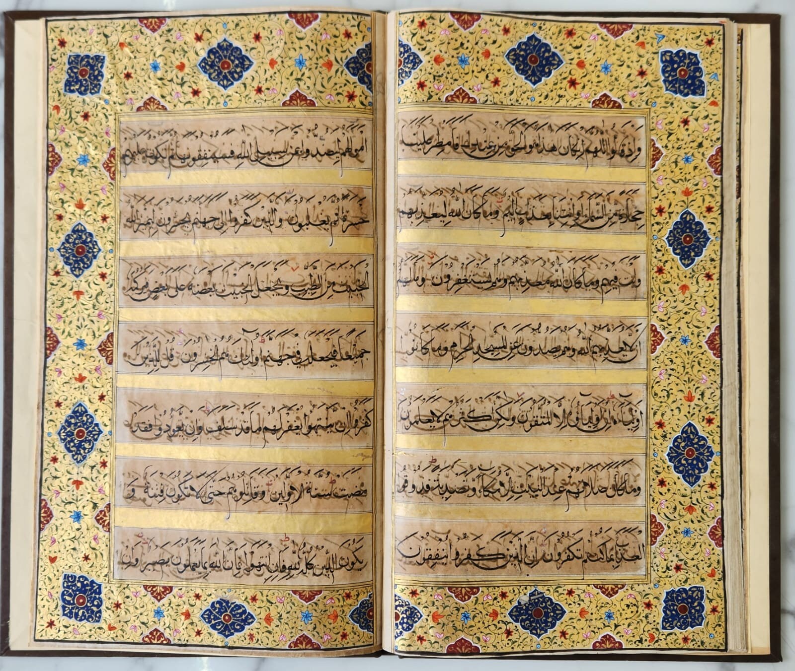 Big Size Islamic Ottoman HANDWRITTEN Quran Juz Manuscript in Taqi ...