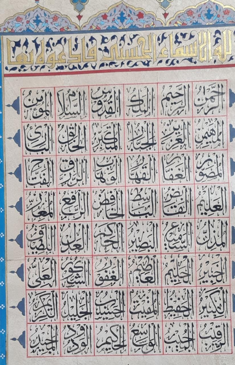 Rare Islamic Handwritten Calligraphy Panel on Paper Inscribed - Etsy