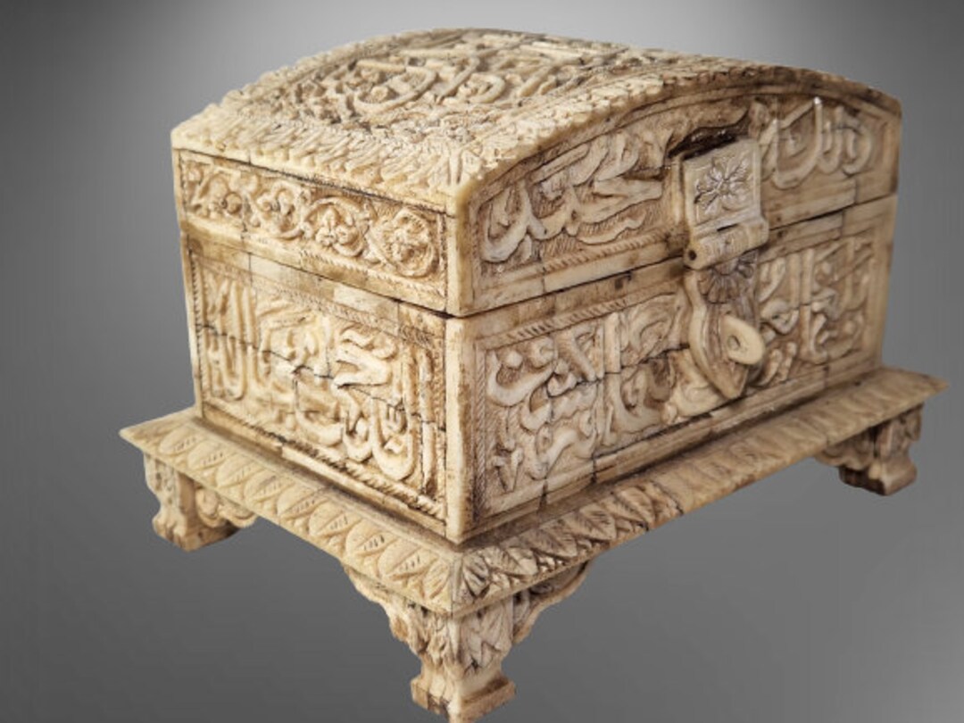 Museum Quality Mughal Islamic Handcrafted Camel Bone Box - Etsy