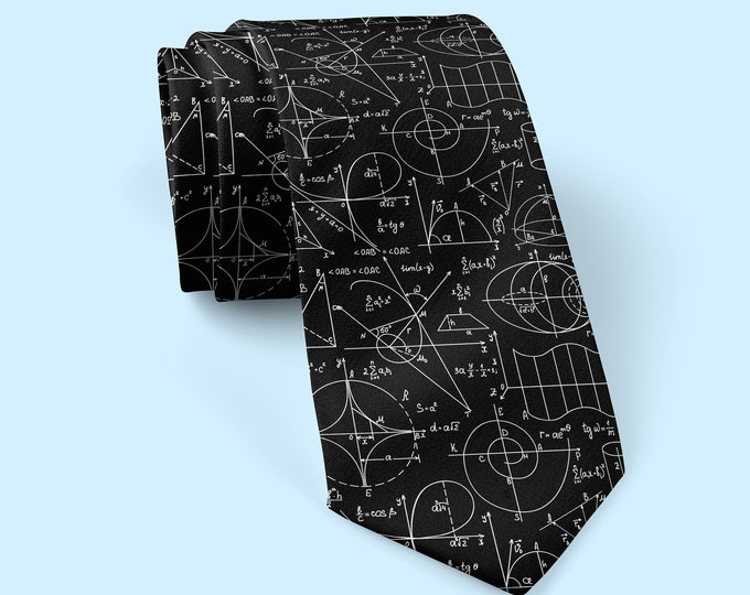 EMC2 Tie, Physics Tie, Math Tie, Einstein Equation, Science Tie ...