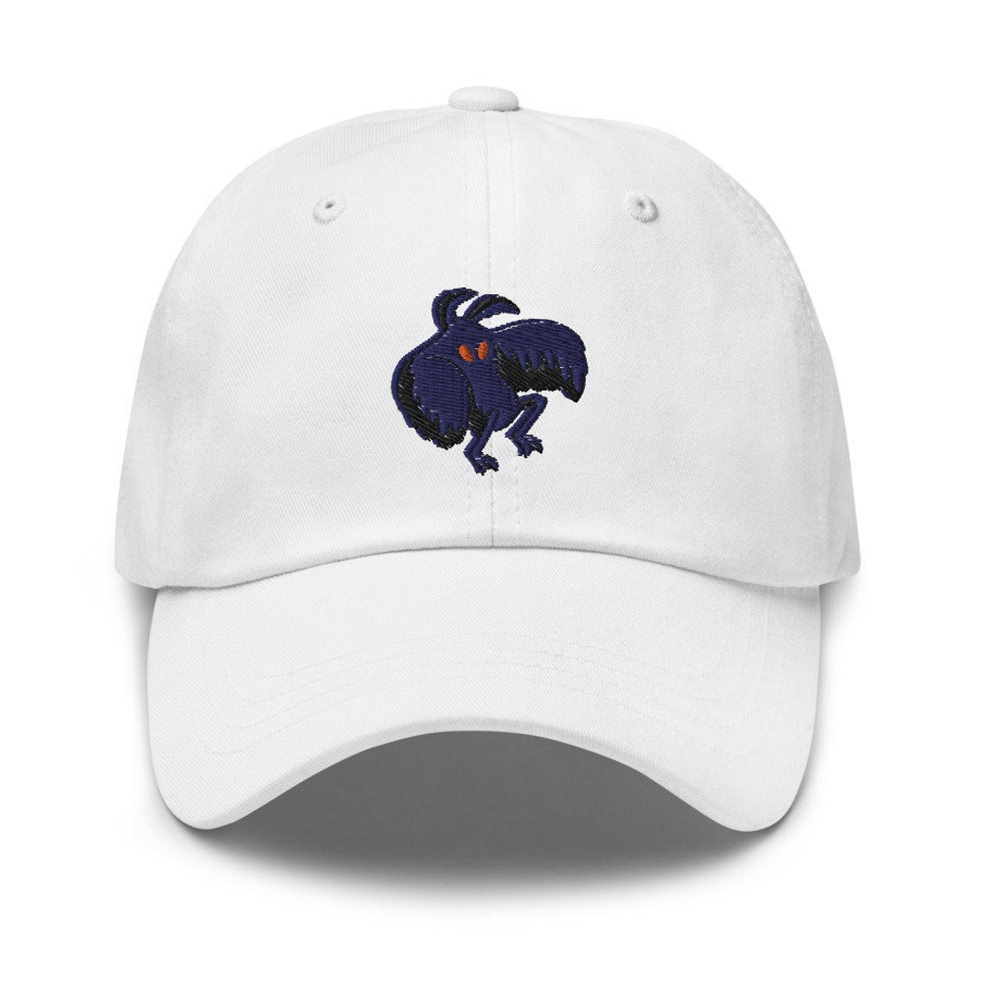 Mothman Embroidered Hat | Embroidered to Order | Mothman Dad Cap Hat ...