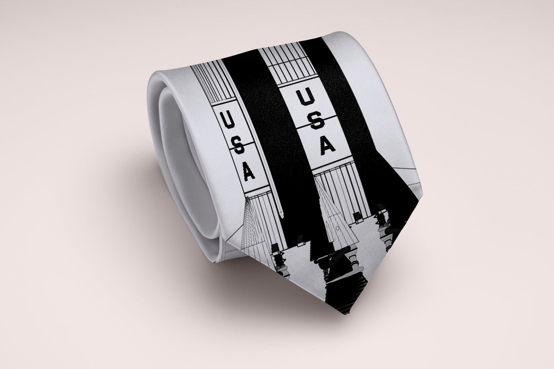Rocket Tie Apollo 11 Saturn V Rocket Tie Space Gift of Engineer Gift ...