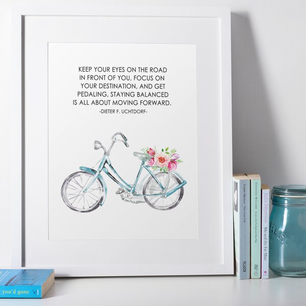 Keep Pedaling - Etsy