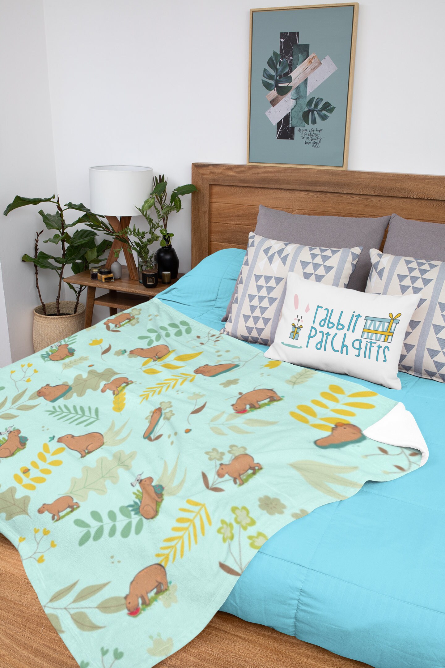 Cute Capybara Blanket Capybaras Chilin Blanket Gift for - Etsy