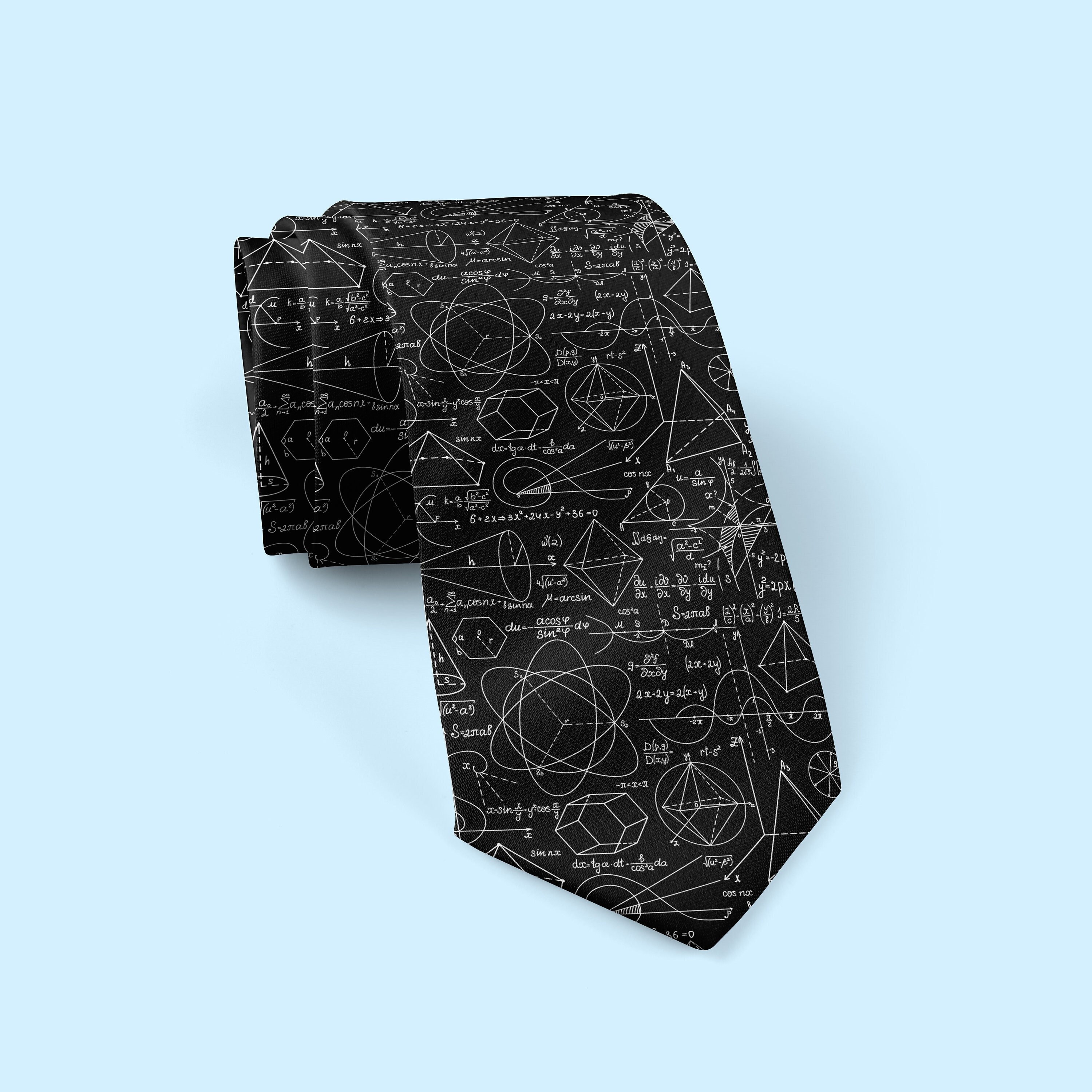 Science Tie Neckties for Men Physics Tie Physics Necktie Math Physics ...