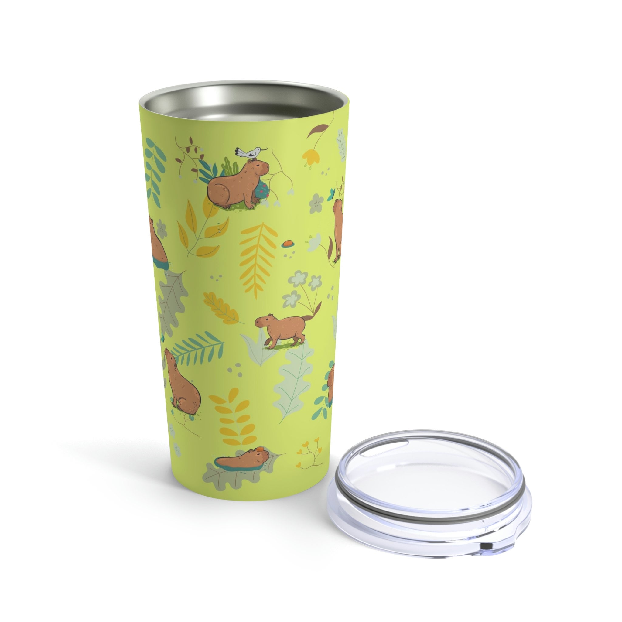 Cute Capybara Tumbler, 20 Oz, Capybaras Chllin Travel Mug, Gift for ...
