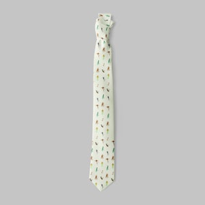 Fly Fishing Tie, Fishing Lover Tie, Fish Necktie for Him | Fisherman's ...