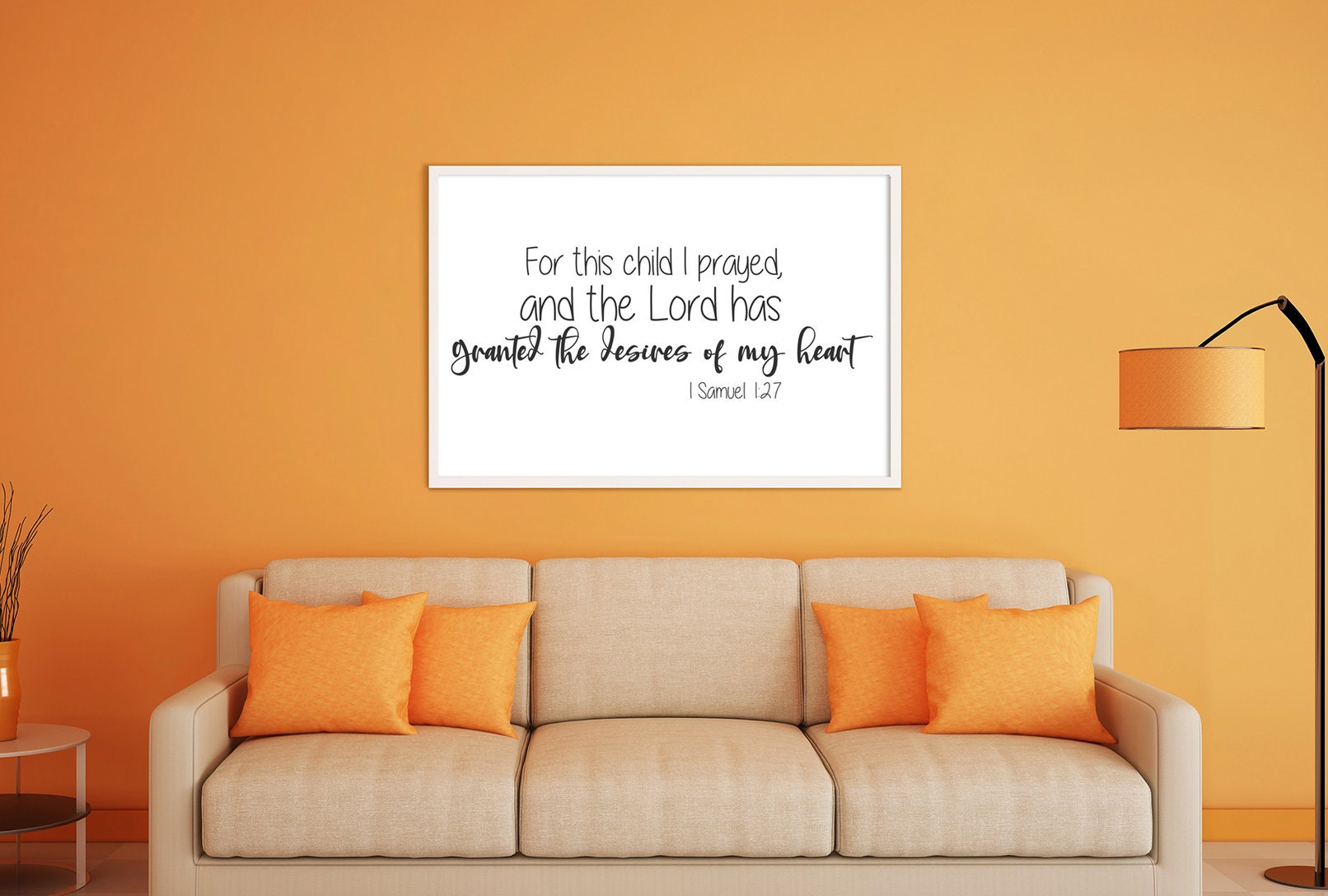 For This Child I Have Prayed Sign Poster Nursery Room Poster - Etsy