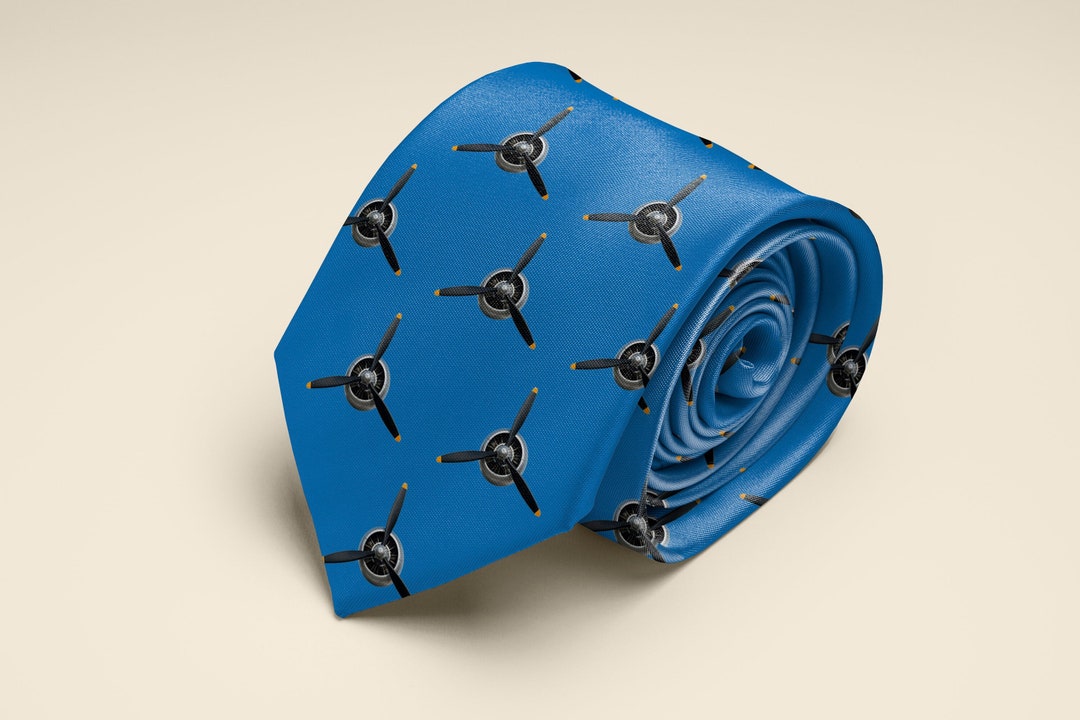 Airplane Tie Pilot Gift | Airplane Tie for Him | Plane Lover Neckties ...