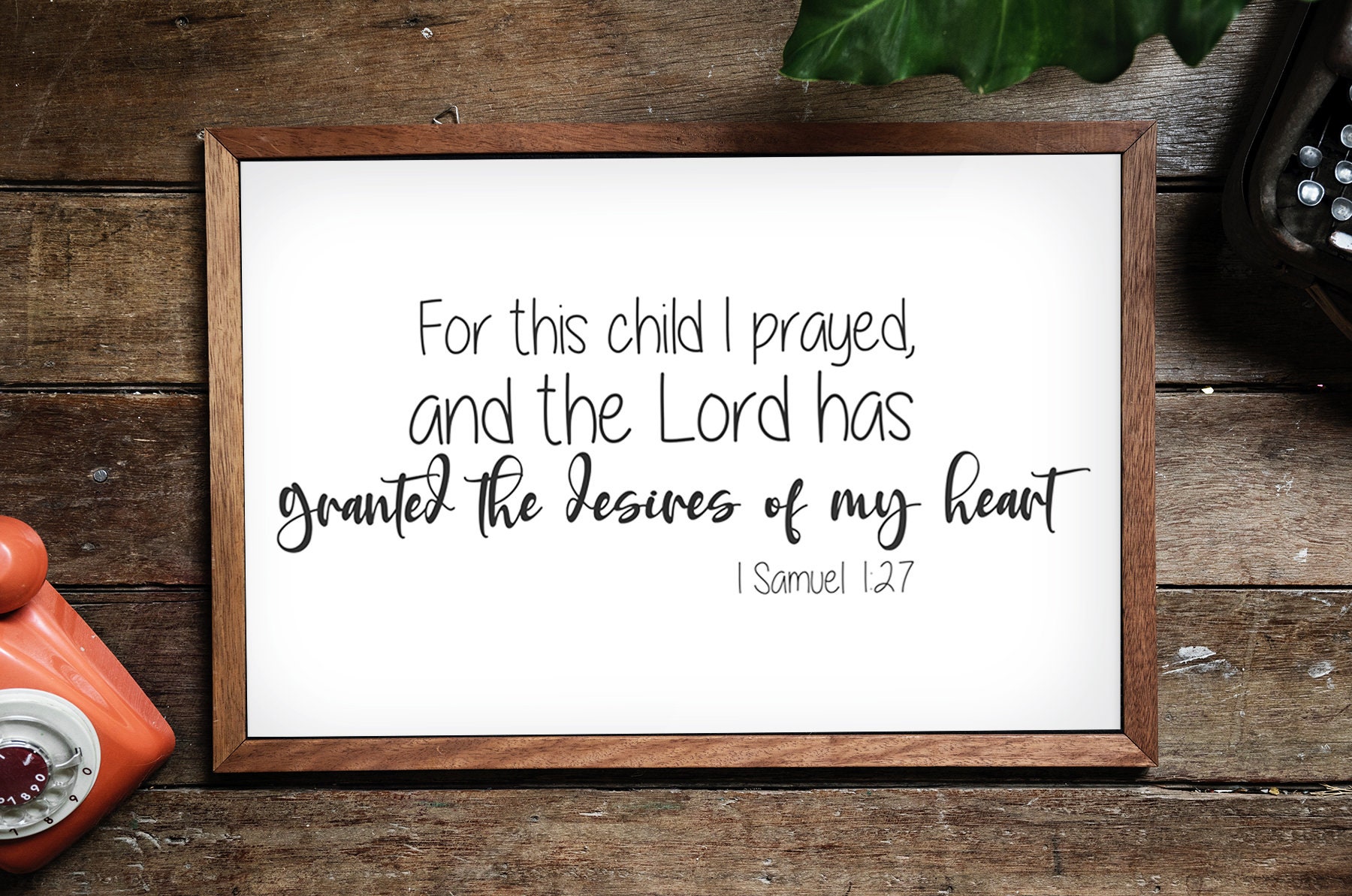 For This Child I Have Prayed Sign Poster Nursery Room Poster - Etsy