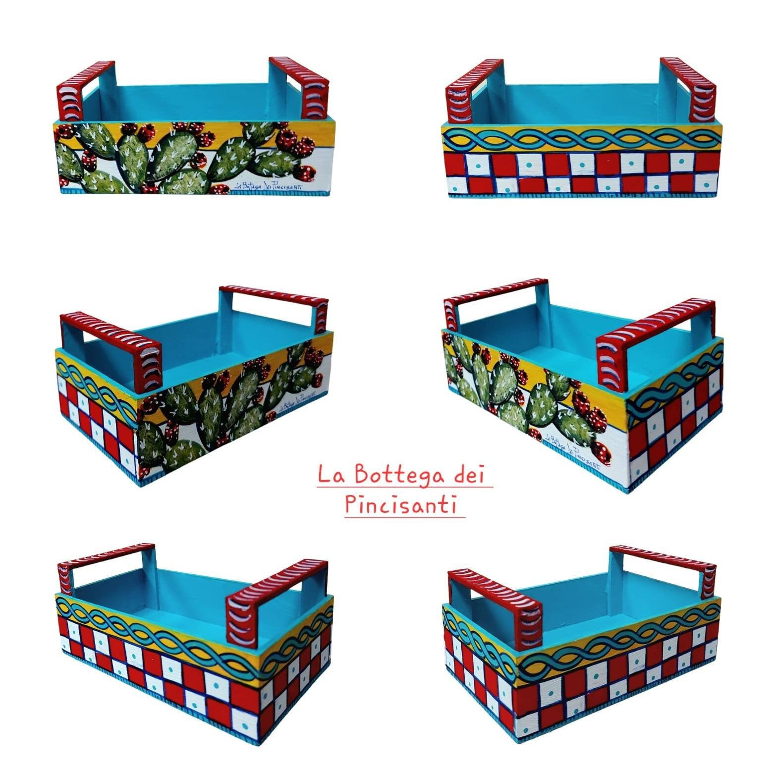 Bread Bin, Hand-painted Wooden Storage Box, Ideal for Your Colorful ...