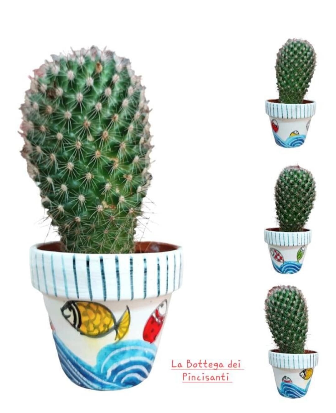 Terra Cotta Vase Fish Vase Hand-painted Terracotta Fish Vase - Etsy