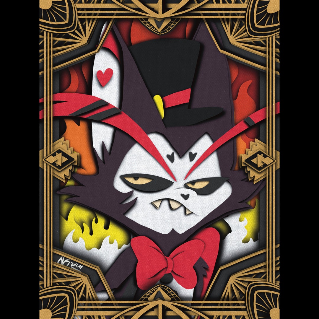 Husk Hazbin Hotel Poster Dorm Room Art Multiple Sizes - Etsy