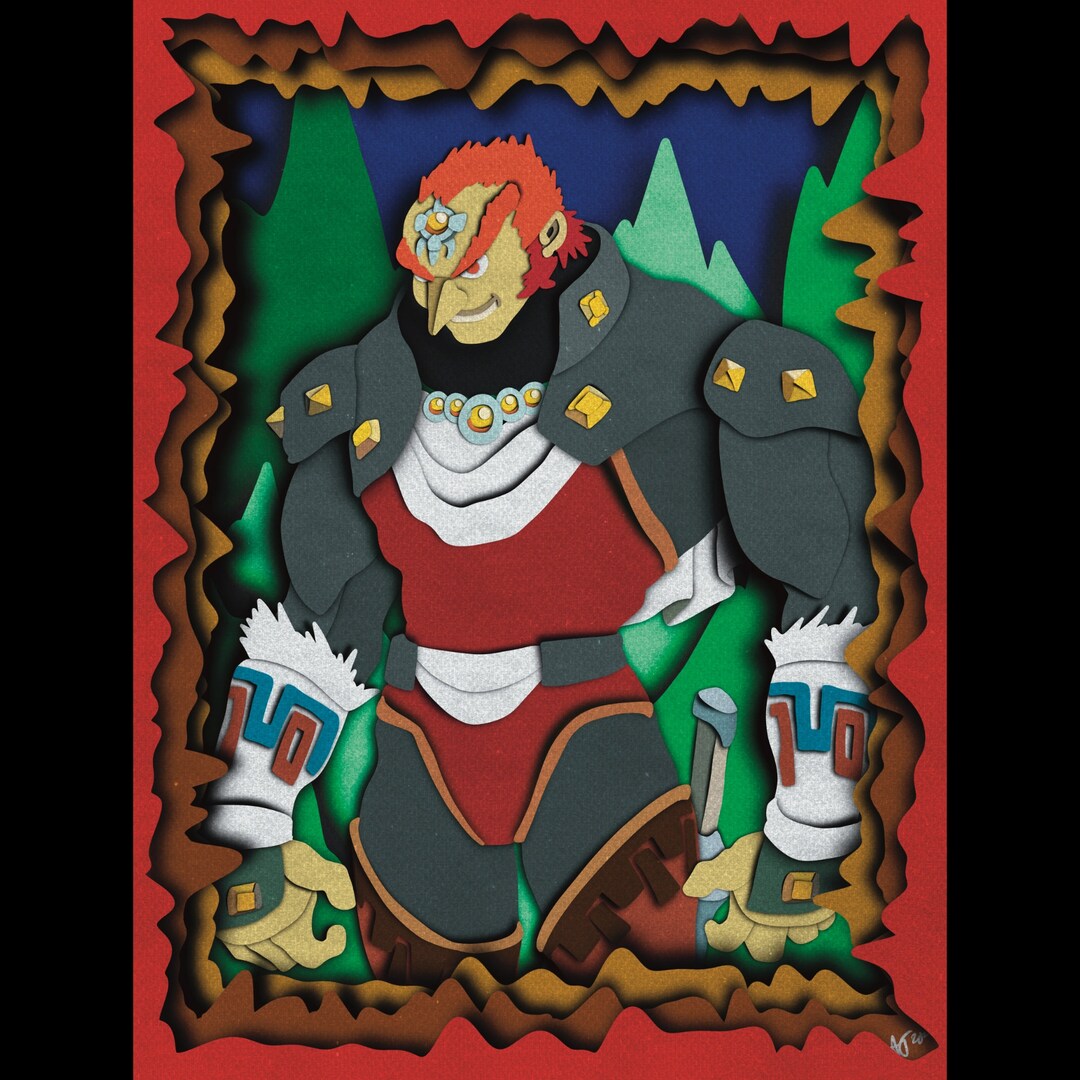 Ganon Art Print: Legend of Zelda Villain Poster - Etsy