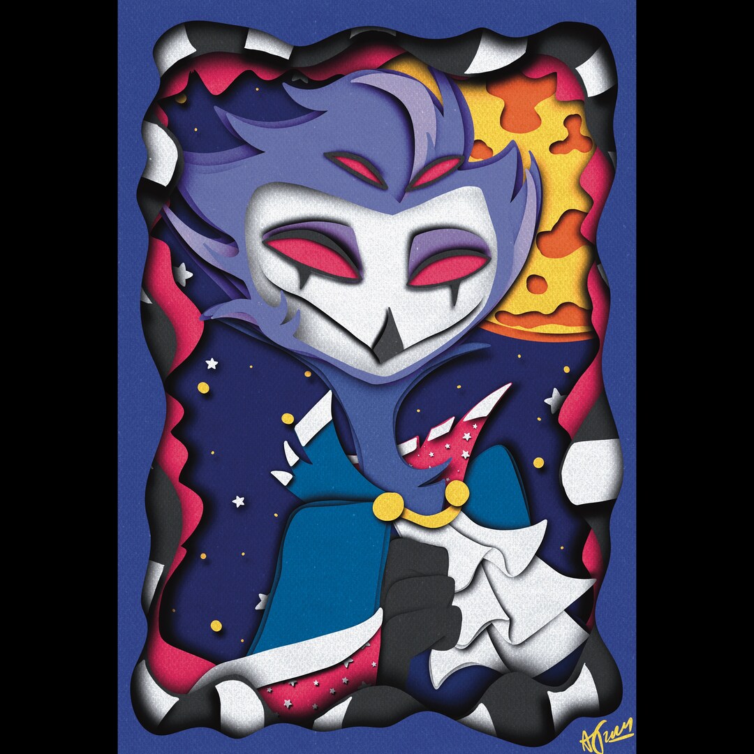 Stolas Helluva Boss Poster Dorm Room Art Multiple Sizes - Etsy