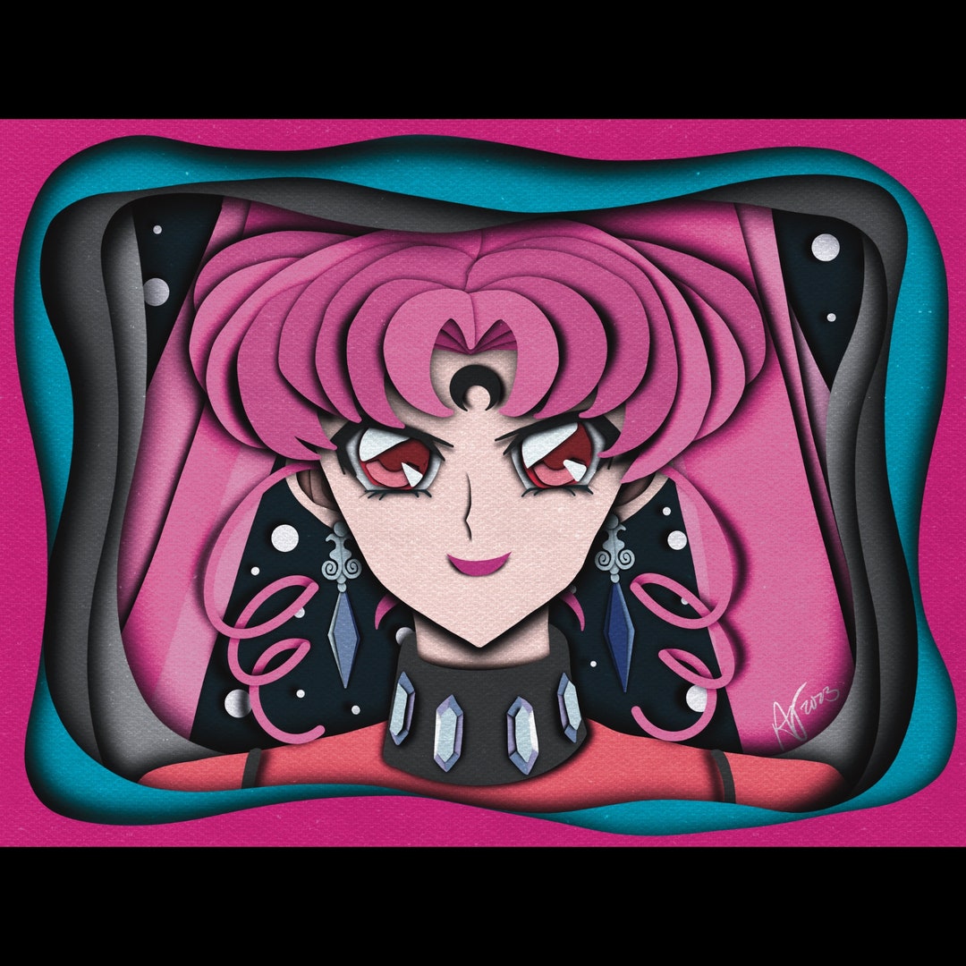 Chibiusa Black Lady Villains Anime Poster: Dorm Room Art - Etsy