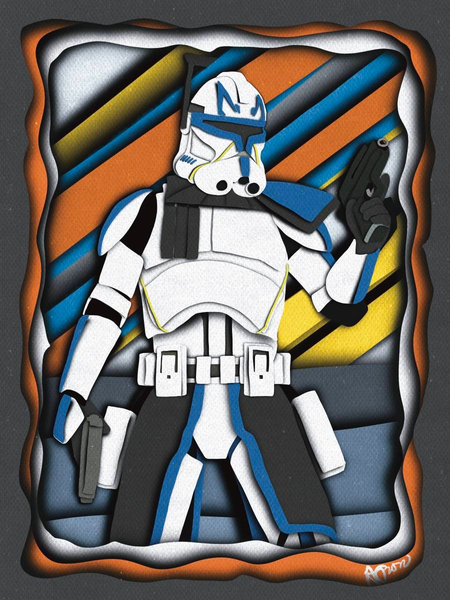 Captain Rex Bad Batch Art Print Poster Multiple Sizes - Etsy