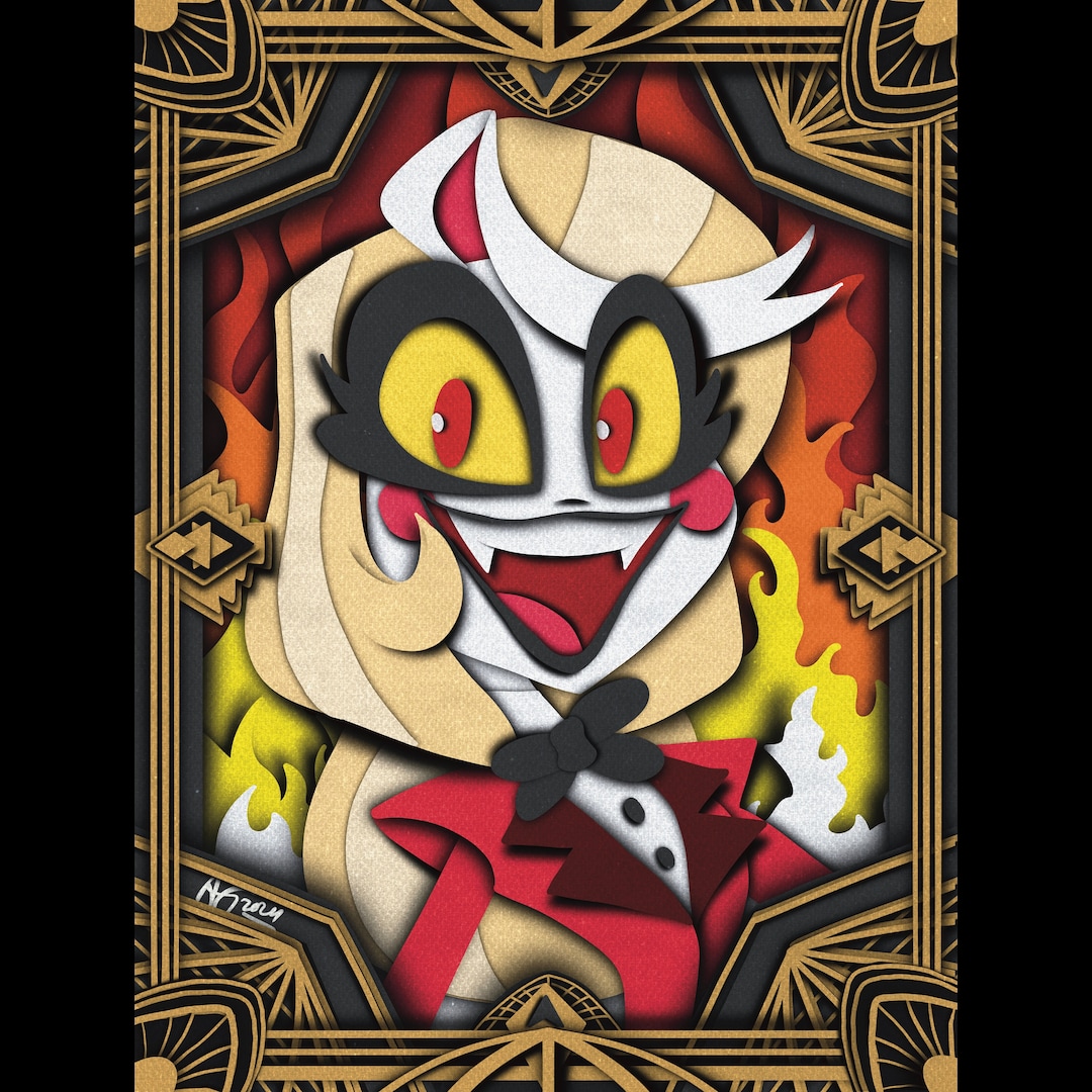 Hazbin Hotel Fan Art Poster – Charlie Morningstar | Demon / Anime Wall ...