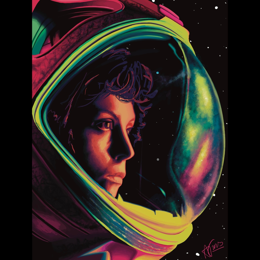 Alien Ripley Art Print Poster, Assorted Sizes - Etsy
