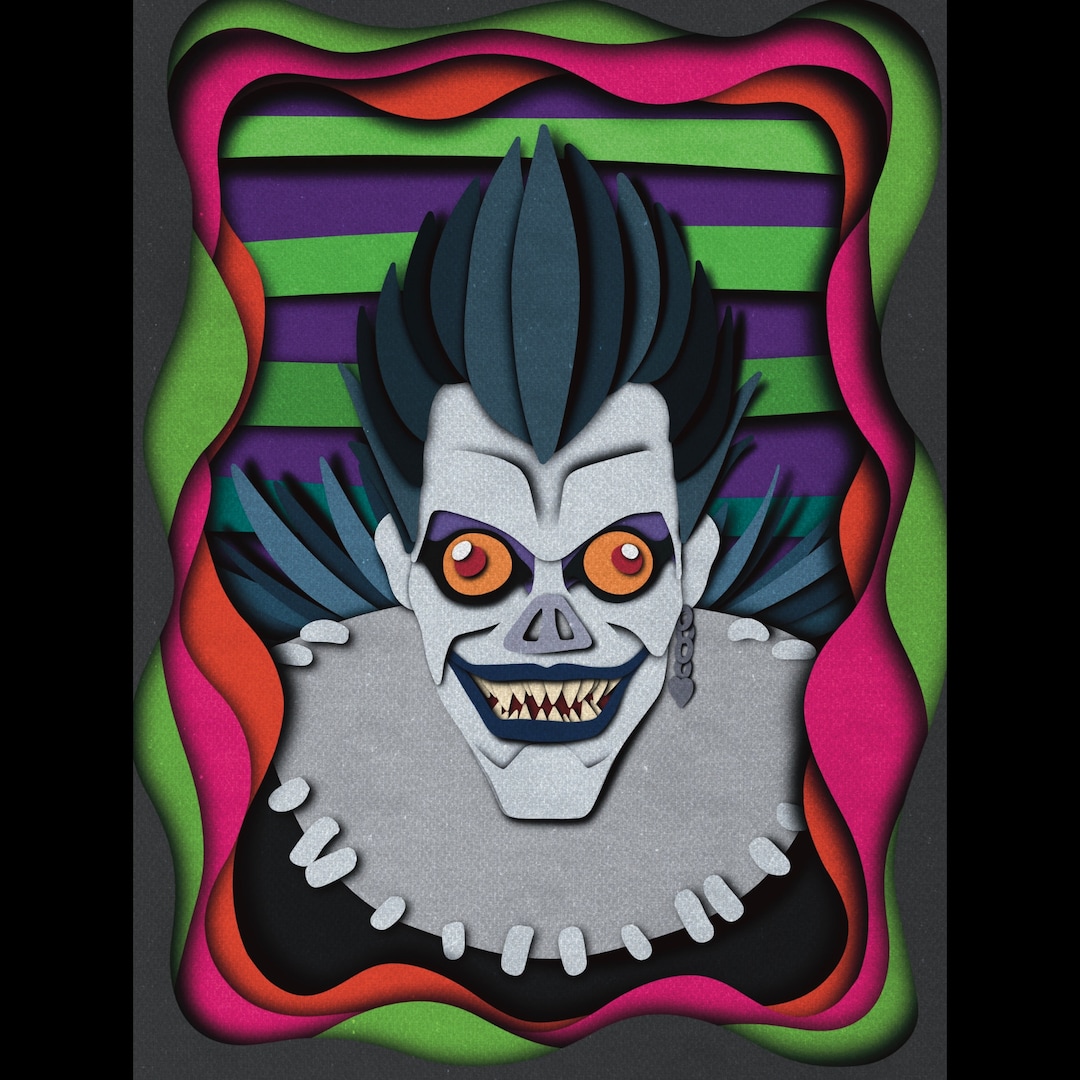 Anime Villains Ryuk Death Note Poster Dorm Room Art Multiple Sizes - Etsy