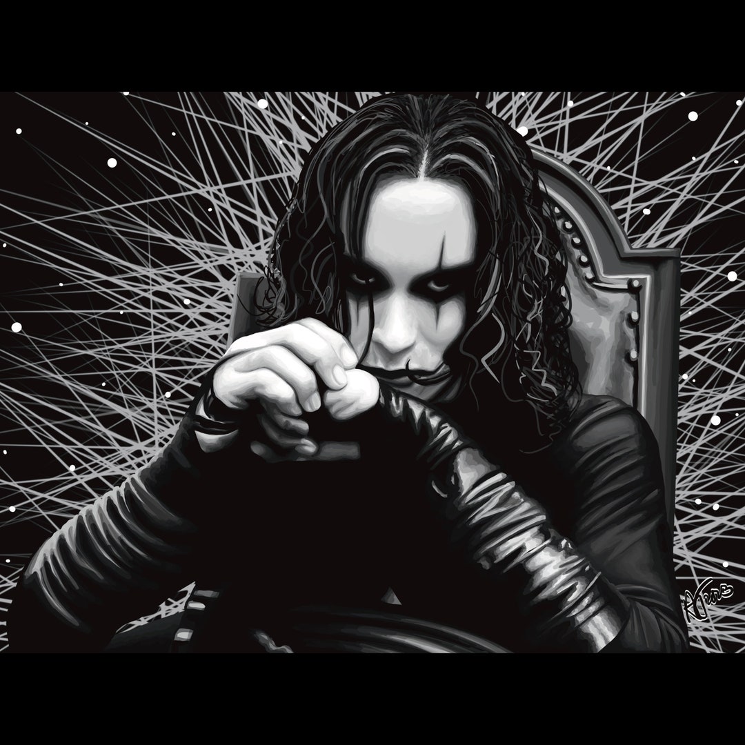 Brandon Lee the Crow Art Print, Assorted Sizes - Etsy