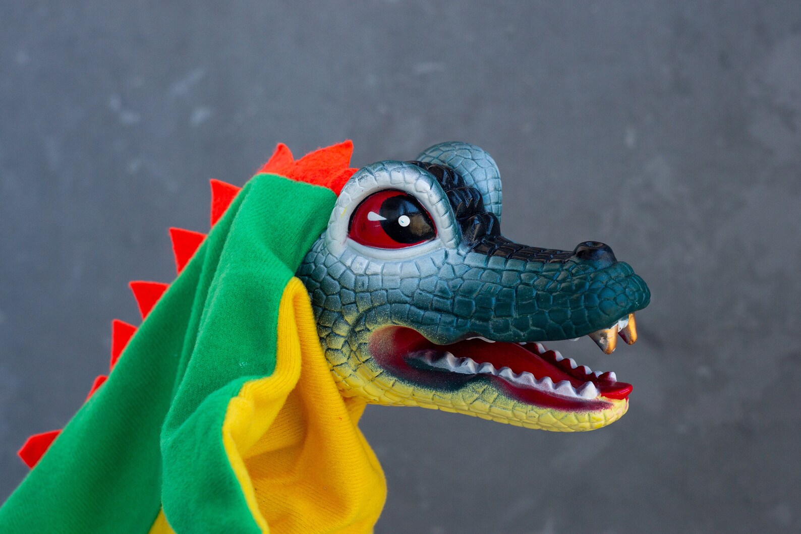 Vintage Hand Puppet Dragon Vintage Character Toy Old Toy | Etsy