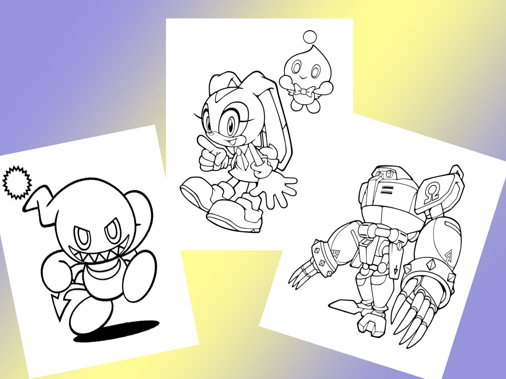 Coloring Pages PDF, Printable Cute Easy Color Pages for Kids Girls Boys ...