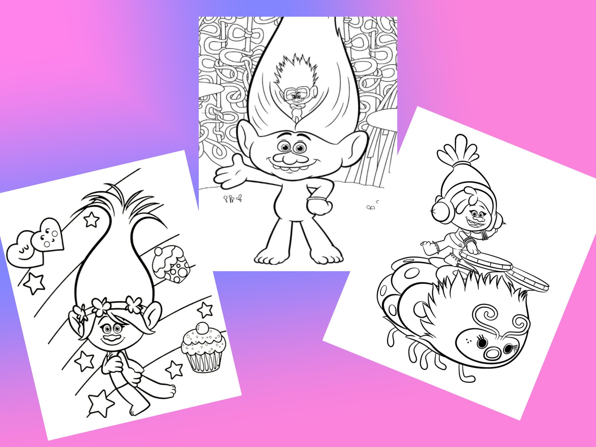 Coloring Pages PDF, Printable Cute Easy Funny Color Sheets to Print for ...