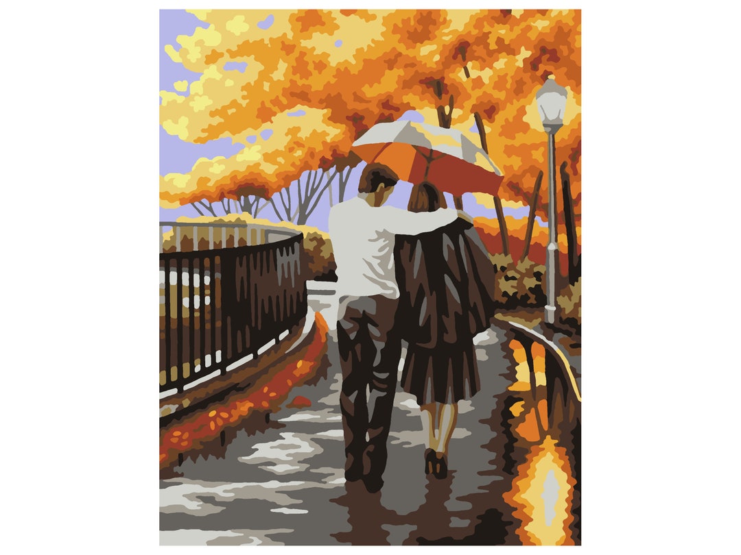 Painting by the Numbers for Adults PDF, Easy Printable Cute Fall ...