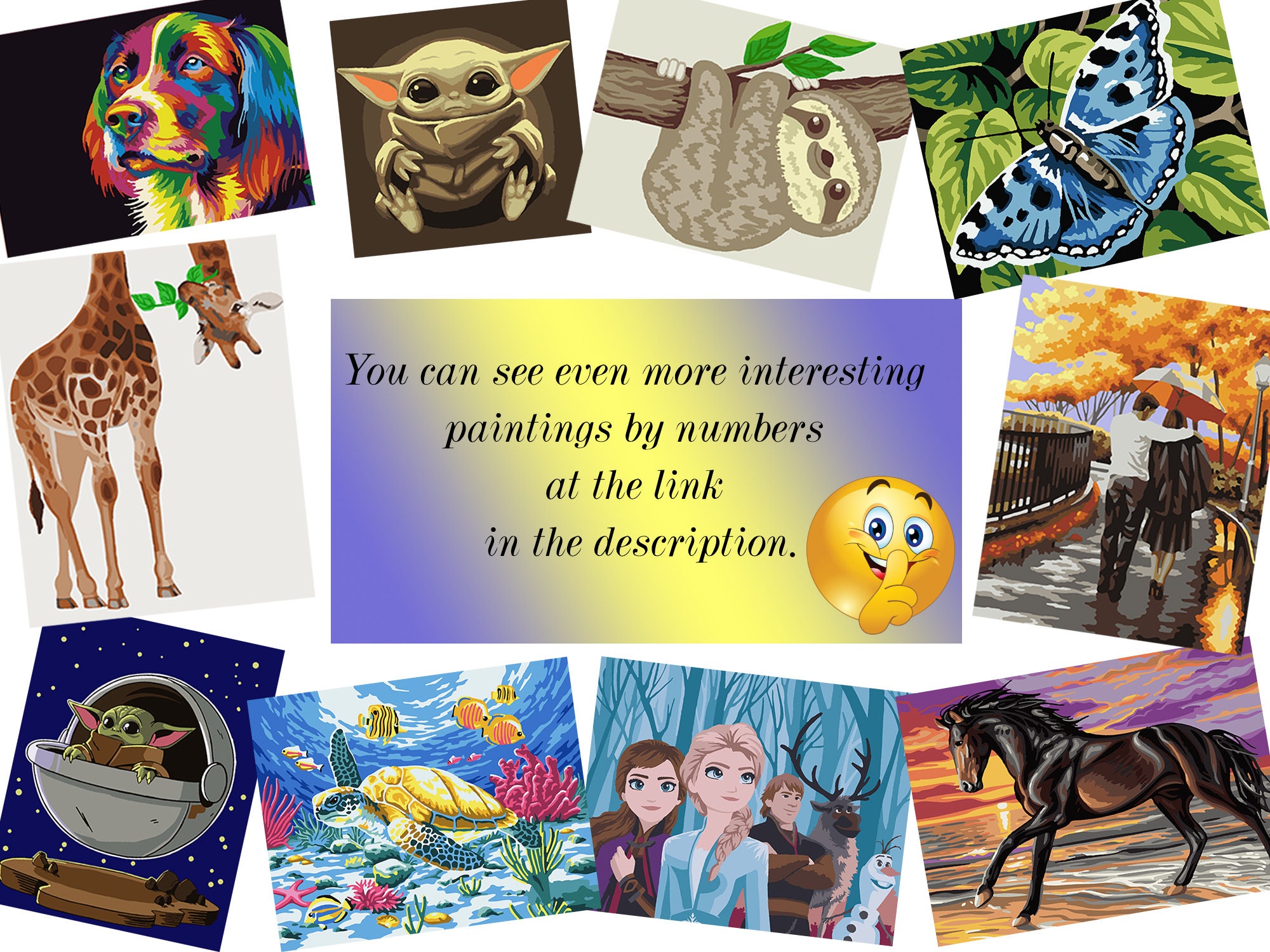 Paint by Number Sea Turtle PDF, for Adults Kids Easy Printable Cute ...
